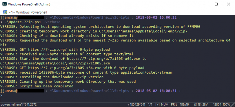 Installing Or Updating 7 Zip Using Powershell Perplexity 4219